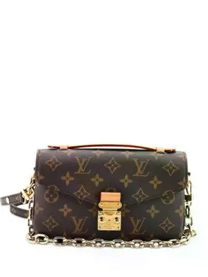 LOUIS VUITTON Pochette Metis Monogram Canvas East West Crossbody Bag - Brown