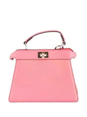 Fendi Peekaboo Iseeu Bag Leather Petite Crossbody Bag - Pink