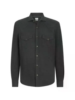 Brunello Cucinelli Cotton-piqué Western Shirt