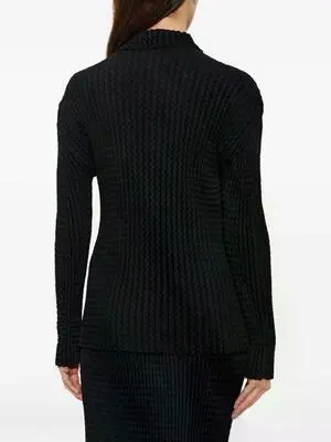 Issey Miyake Pleated Polo Shirt