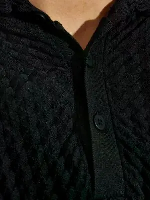 Issey Miyake Pleated Polo Shirt