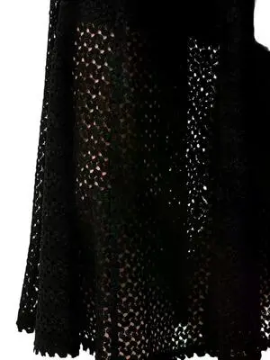 SILVIAN HEACH Crochet-knit Flared Midi Dress