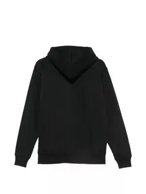 Alpha Industries Logo-print Zip-up Hoodie - Black