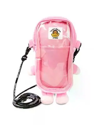 A BATHING APE Baby Milo Plush Mobile Bag - Pink