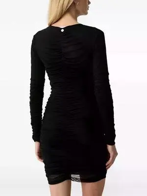 SILVIAN HEACH Ruched V-neck Mini Dress