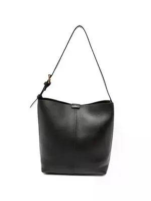 Soeur Saudade Pebbled-leather Tote Bag - Black