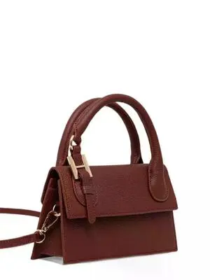 SILVIAN HEACH X New Martina Grained-effect Buckle-detail Tote Bag