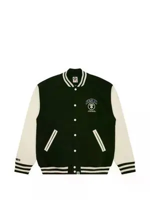 AAPE BY *A BATHING APE Aapenow Moonface Varsity Jacket - Yellow
