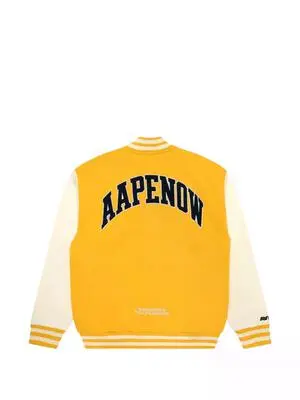 AAPE BY *A BATHING APE Aapenow Moonface Varsity Jacket