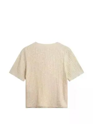 MINIMUM Aldina Ribbed Sweater - Neutrals