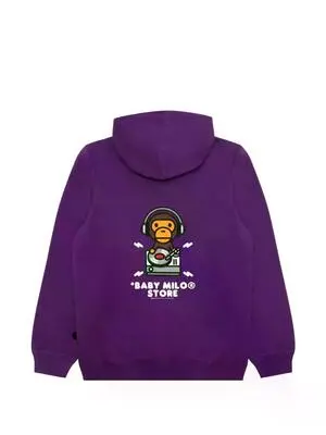 A BATHING APE Baby Milo Embroidered Hoodie