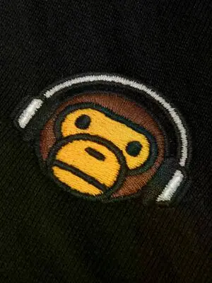 A BATHING APE Baby Milo Embroidered Hoodie