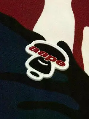 AAPE BY *A BATHING APE Camo-print Logo-patch Cardigan