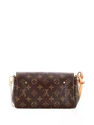 LOUIS VUITTON Favorite Handbag Monogram Canvas Pm Clutch Bag