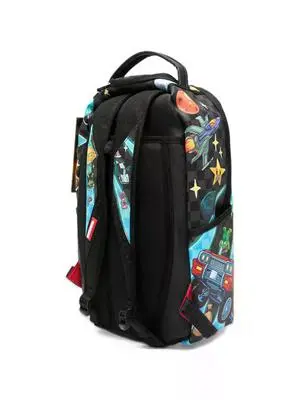 SPRAYGROUND Extra Extraterrestrial Graphic-print Checkered Backpack