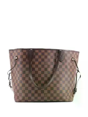 LOUIS VUITTON Neverfull Nm Damier Mm Tote Bag - Brown