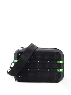 LOUIS VUITTON Future Trunk Debossed Monogram Leather Crossbody Bag