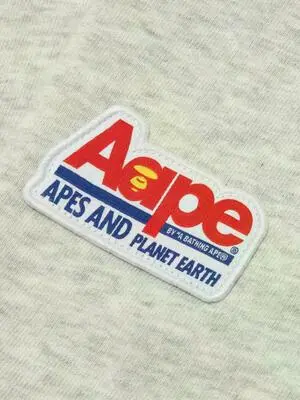 AAPE BY *A BATHING APE X Fruit Of The Loom Moonface Logo-patch Shorts
