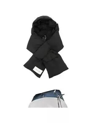 Samsøe Samsøe Padded Hooded Scarf - Black
