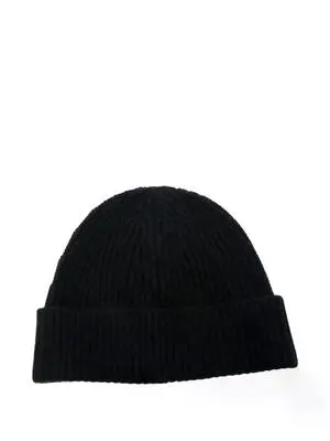 Lacoste Logo-patch Ribbed Beanie Hat