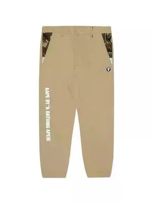 AAPE BY *A BATHING APE Logo-print Chino Trousers - Black