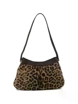 FERRAGAMO Gancini Leopard-print Shoulder Bag