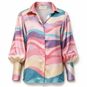 TAANGERINE TIGER Aqua Shirt Multicolour