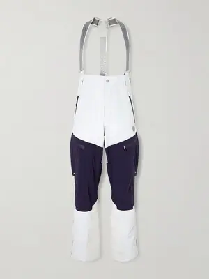 Brunello Cucinelli Straight-leg Panelled Shell Ski Pants - Blue