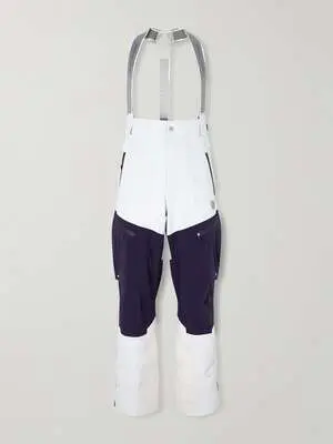 Brunello Cucinelli Straight-leg Panelled Shell Ski Pants - Navy
