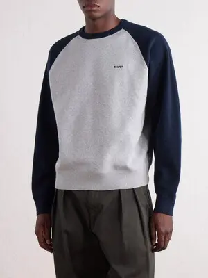 WTAPS® Ian Logo-embroidered Cotton-blend Sweater