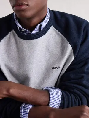 WTAPS® Ian Logo-embroidered Cotton-blend Sweater