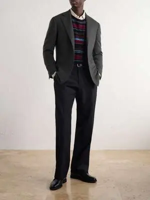 J. MUESER Waverly Cashmere-twill Blazer
