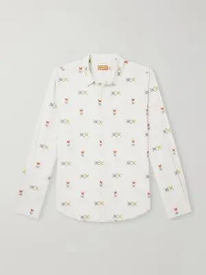HUMAN MADE Printed Poplin Shirt - Neutrals