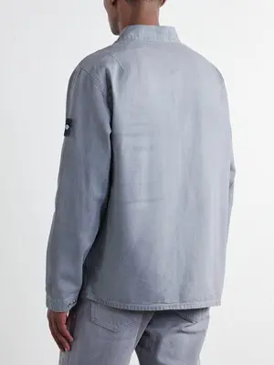 Stone Island Denim Corroded Bull Denim-tc Overshirt