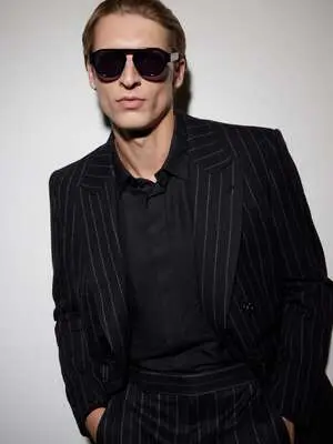 TOM FORD Pablo-02 Round-frame Acetate Sunglasses