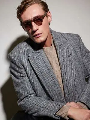 ZEGNA EYEWEAR Aviator-style Acetate Sunglasses