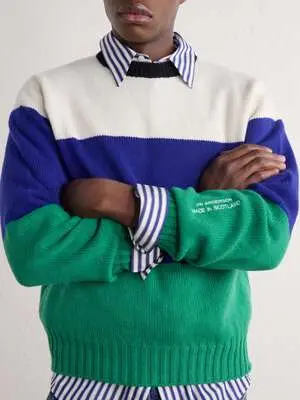JW Anderson Striped Wool Sweater