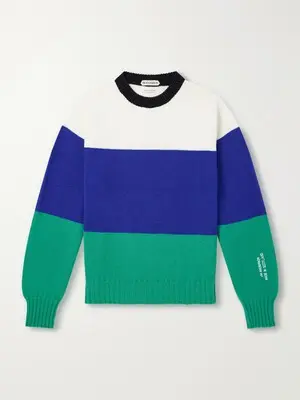 JW Anderson Striped Wool Sweater - Blue
