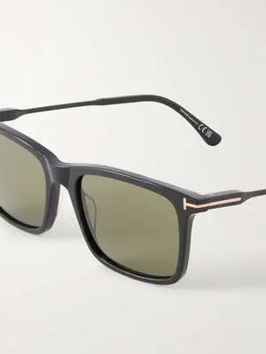 TOM FORD Lee-02 Square-frame Acetate And Titanium Sunglasses