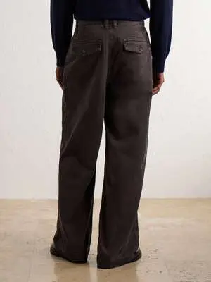 AGOLDE Warwick Wide-leg Cotton-twill Trousers