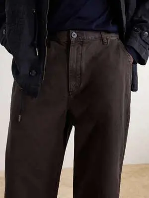 AGOLDE Warwick Wide-leg Cotton-twill Trousers