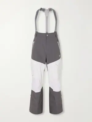 Brunello Cucinelli Straight-leg Panelled Shell Ski Pants - Gray