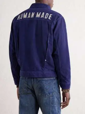 HUMAN MADE Logo-embroidered Cotton-corduroy Jacket