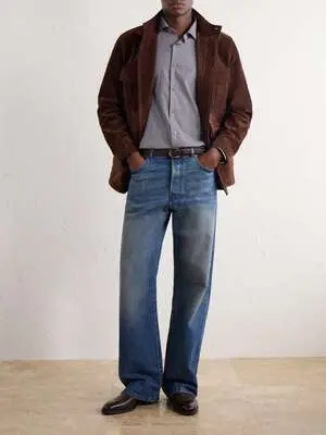 Zegna Centoquaranta Checked Cotton-twill Shirt