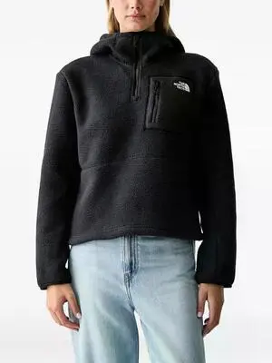 The North Face Yumiori 1/4-zip Novelty Hooded Fleece Jacket - Black