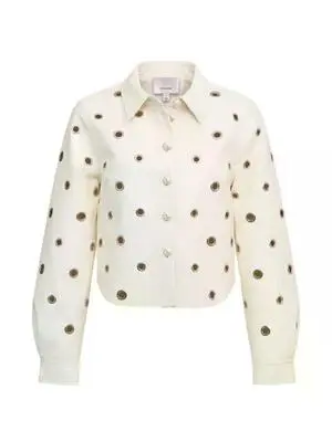 Cinq À Sept Ramone Grommet-embellished Jacket