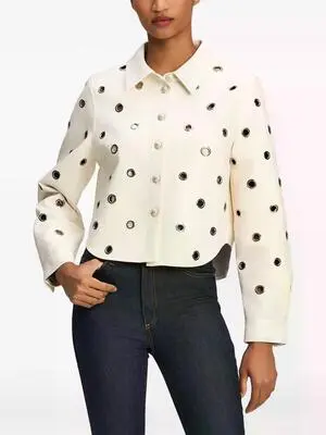 Cinq À Sept Ramone Grommet-embellished Jacket