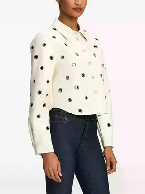 Cinq À Sept Ramone Grommet-embellished Jacket