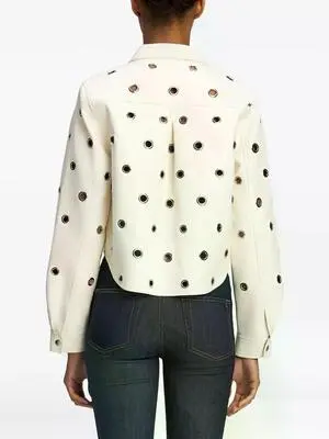 Cinq À Sept Ramone Grommet-embellished Jacket