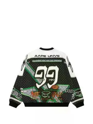AAPE BY *A BATHING APE Moonface Graphic-print Sweatshirt